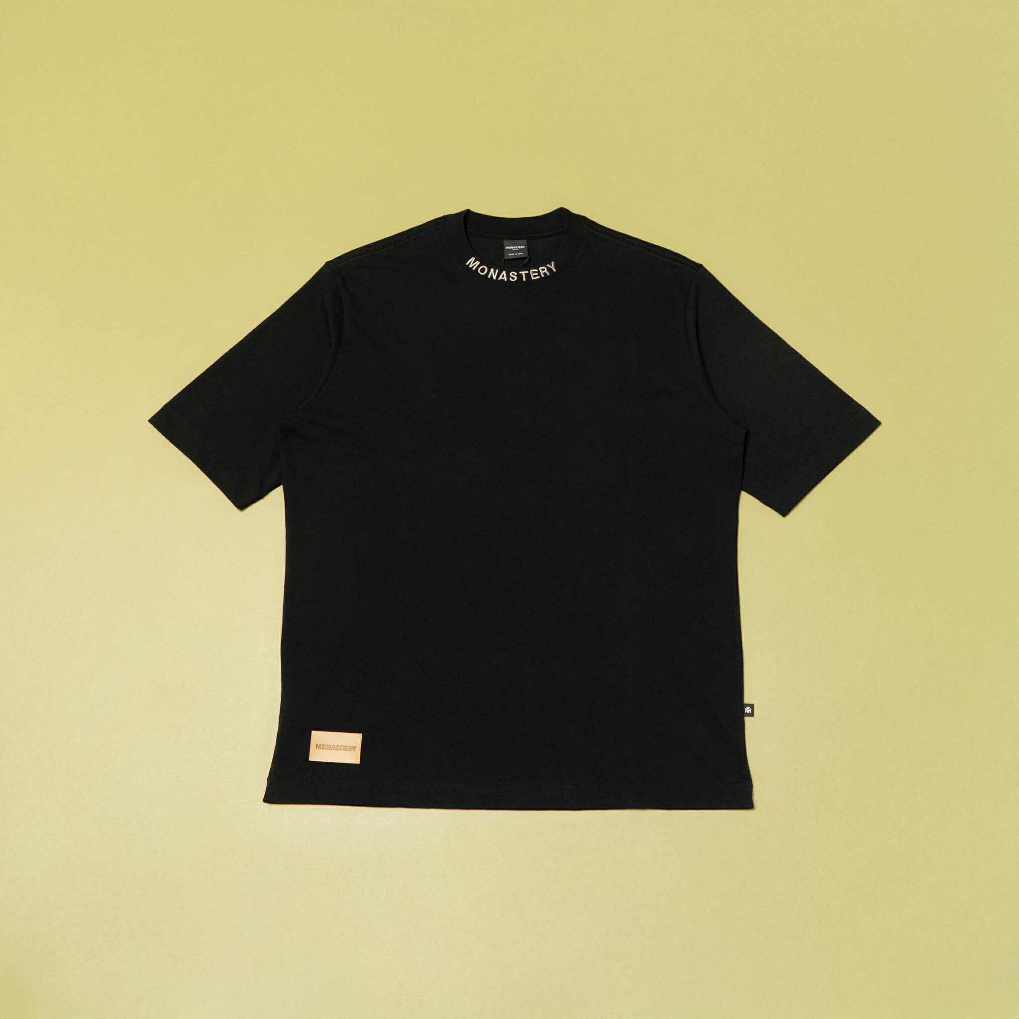 Soul -MONASTERY 7C T-SHIRT MEN OVERSIZED BLACK